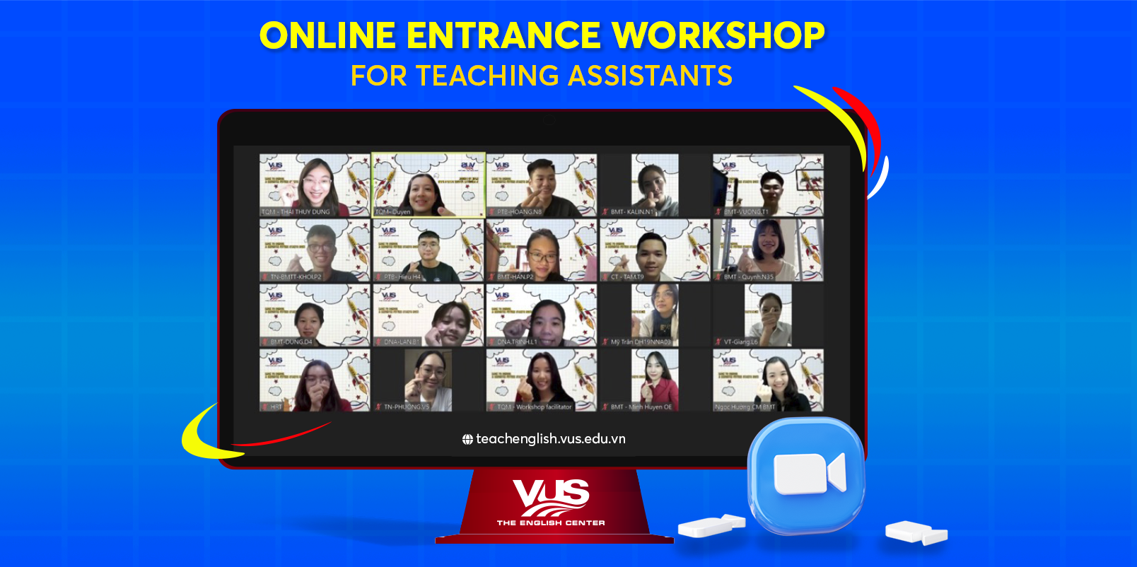 ONLINE ENTRANCE WORKSHOP FOR TEACHING ASSISTANTS - VUS