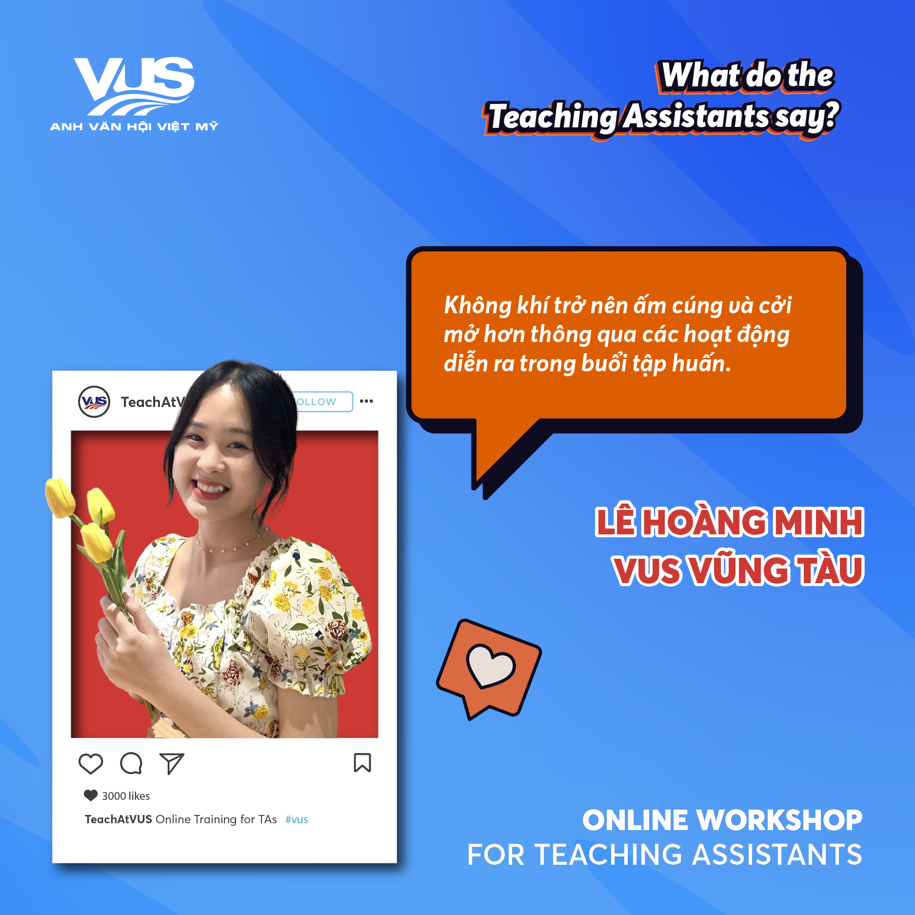 Online Training for Teaching Assistants at VUS