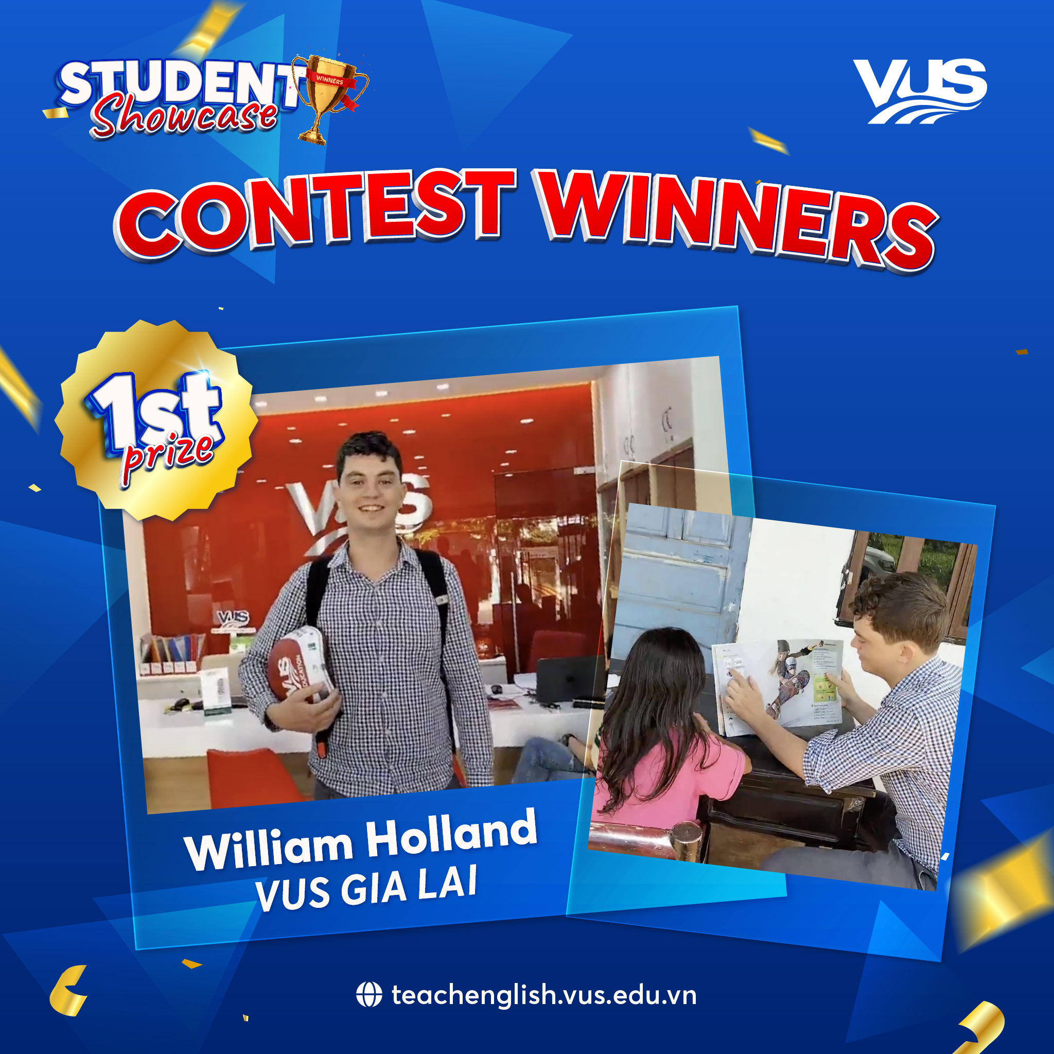 STUDENT SHOWCASE CONTEST: WINNER ANNOUNCEMENTS - VUS