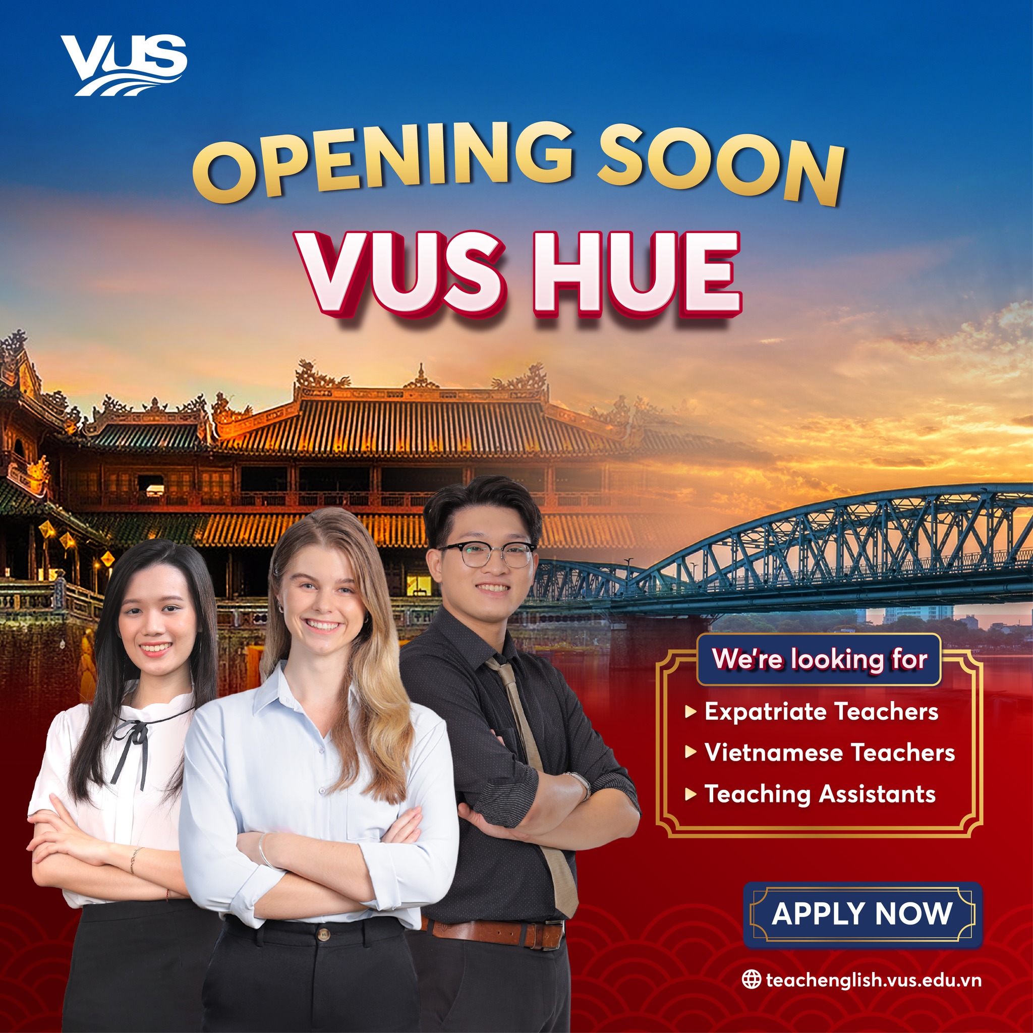 VUS IS COMING TO HUETHE FORMER CAPITAL OF VIETNAM! - VUS