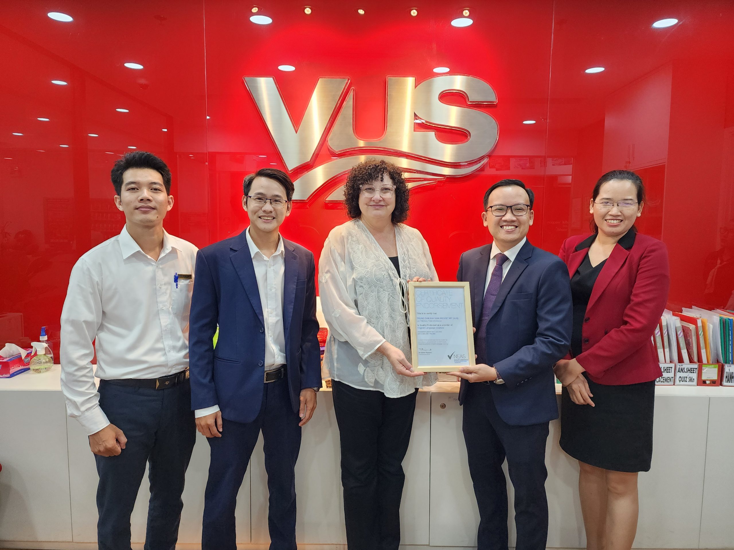 VUS LEADS WITH THE MOST NEAS-ENDORSED CENTERSIN VIETNAM FOR 6 ...