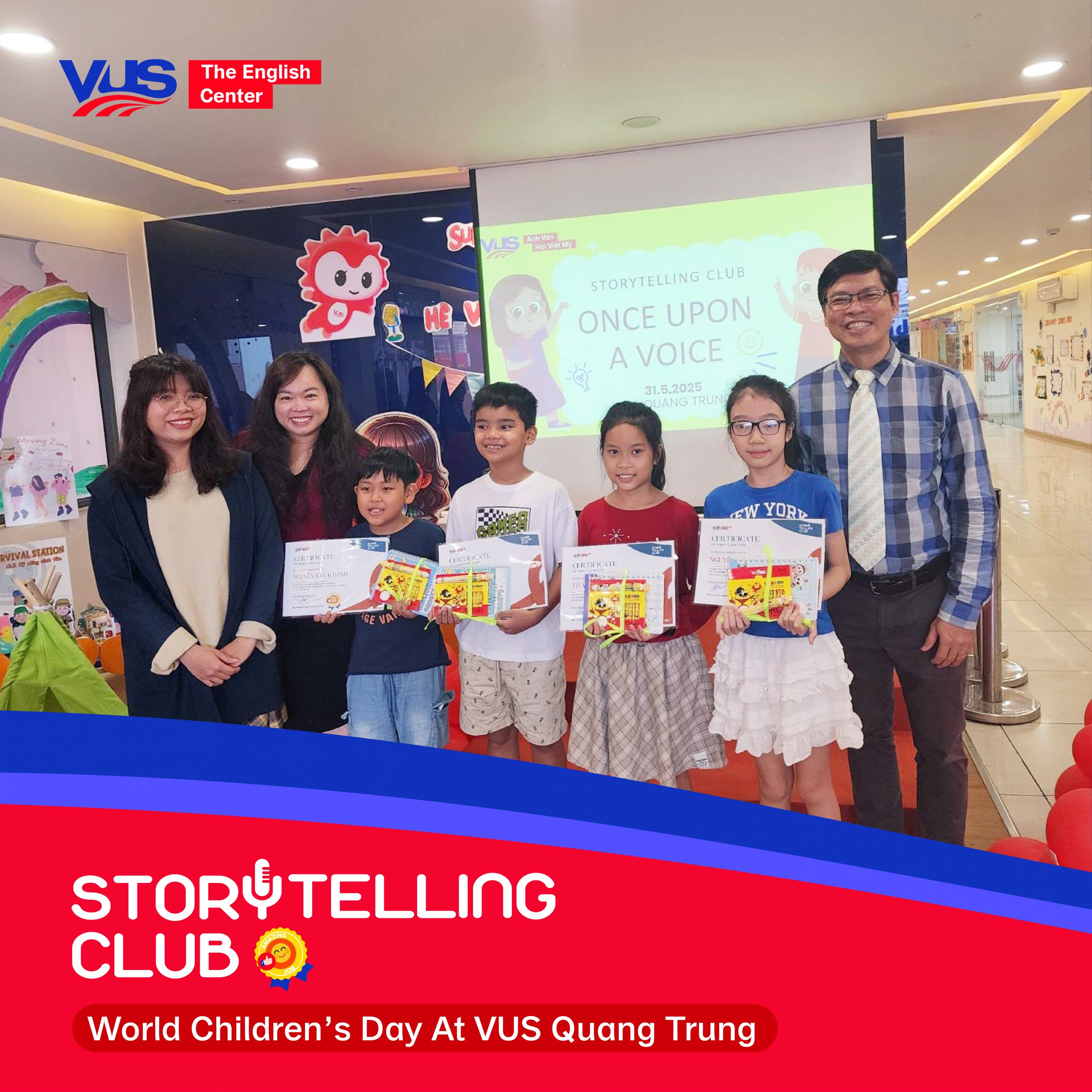 The Day Our "Little Humans" Shined: VUS Quang Trung's Storytelling Club ...